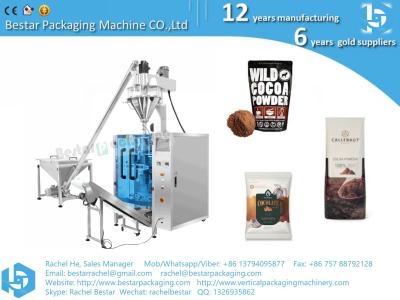 China 1KG wheat flour weighing packaging machine [BESTAR] powder packing machine with dosing system BSTV-550DZ for sale