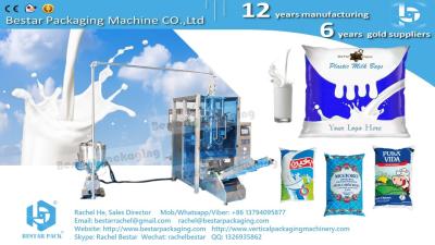 China Coconut water 1.5KG pouch automatic packaging machine BSTV-650P for sale