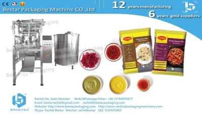 China Bestar automatic packaging machine for mayonnaise pouch BSTV-650P for sale