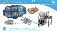 China Automatic counting packaging machine three bowls with enclosure and labeling machine for sale
