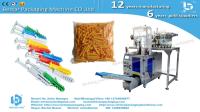 China Automatic counting packaging machine three bowls with enclosure and labeling machine for sale