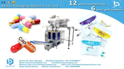 China Pharma capsules packing machine by counting and filling for sale
