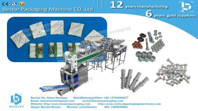 China New design table type counting packing machine with 8 bowls and bucket conveyor for sale