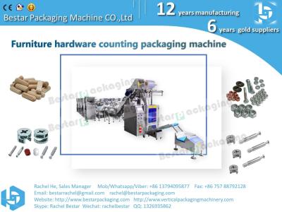 China New design table type counting packing machine with 8 bowls and bucket conveyor for sale