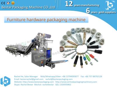 China New design table type counting packing machine with 8 bowls and bucket conveyor for sale
