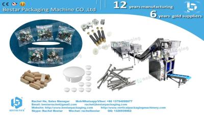 China Bestar Furniture hardware counting packaging machine with 16 counting bowls for sale