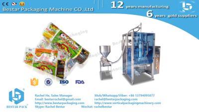 China Food grade plastic roll film for ketchup sauce with Bestar packing machine for sale