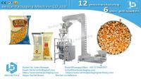 China Automatic packaging line for soybean pouch with weighing function and conveyor collection BSTV-550BZ for sale