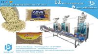 China Automatic packaging line for soybean pouch with weighing function and conveyor collection BSTV-550BZ for sale