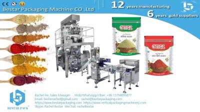 China Bestar Doypack machine new developed 3 stations model automatic weighing filling for sale