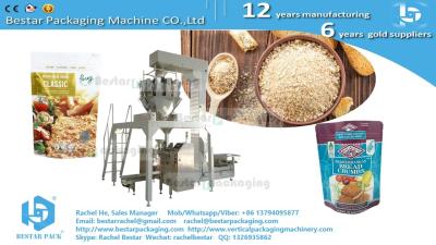 China Bestar Doypack machine new developed 3 stations model automatic weighing filling for sale