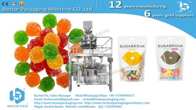 China Bestar Doypack machine new developed 3 stations model automatic weighing filling for sale