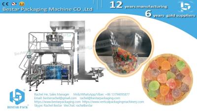 China New design sugar granule doypack machine automatic weighing filling and metal detecting BSDP-260 for sale