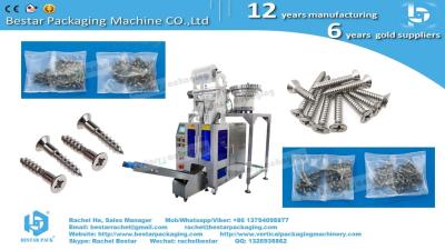 China Furniture hardware packaging solution using paper film and automatic counting packing machine for sale