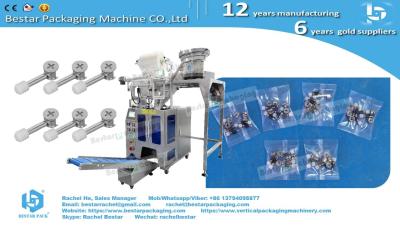 China Furniture hardware packaging solution using paper film and automatic counting packing machine for sale