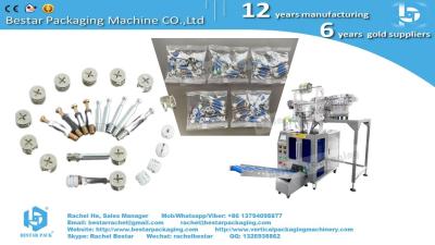 China Furniture hardware packaging solution using paper film and automatic counting packing machine for sale