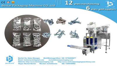 China Furniture hardware packaging solution using paper film and automatic counting packing machine for sale