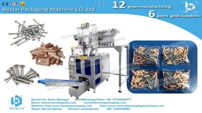 China Furniture hardware packaging solution using paper film and automatic counting packing machine for sale