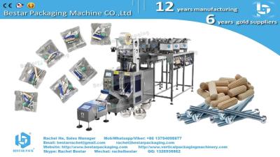 China Screw nails counting packaging machine with warning light for sale