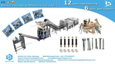 China Counting packing machine bucket conveyor type with 12 bowls, customized enclosure and checkweigher for sale