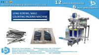 China Long screw automatic alignement packaging machine with two counting bowls for sale
