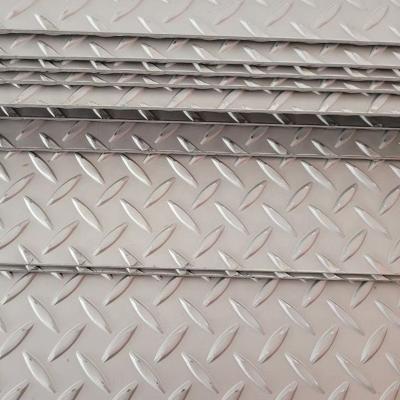China A chapa metálica de aço inoxidável de 0.04mm 304 feitos sob encomenda laminou a placa Chequered dos SS 304 à venda