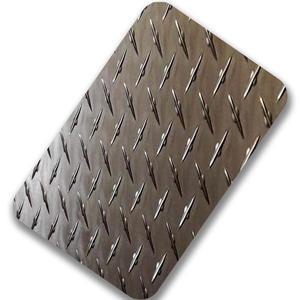 Cina 500mm Lamiera a scacchi in acciaio inossidabile 304 2205 Diamond Inox in vendita
