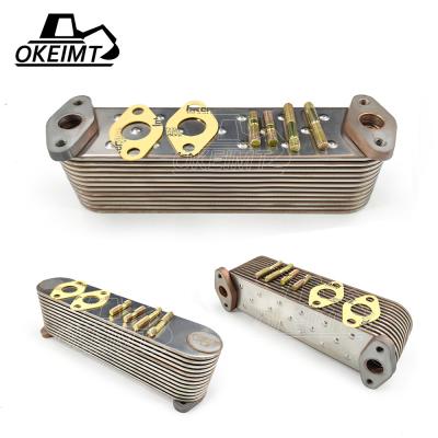 China Polished Engine Oil Cooler 15711-1370 15701-1171 W06E W06D W04D Oil Cooler Core for sale