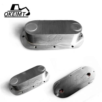 China Op maat gemaakte graafmachine model LX-3 4JB1 Aluminiumplaat Olie koeler Kern 1-11282027-0 voor olie koeler Te koop