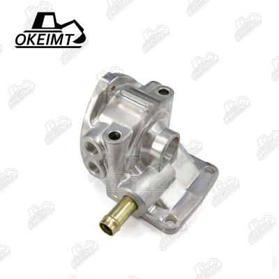 China Standard Size Thermostat Housing Cover Lower Seat 6D16 With Pipe Engine Engine Parts for sale