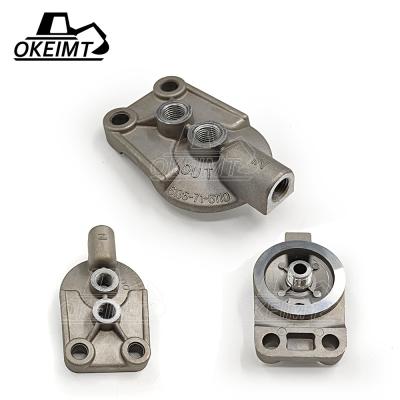 China Kubota 6D105 PC200-3 Filter Head Assembly Irregular 6136-71-6110 for sale