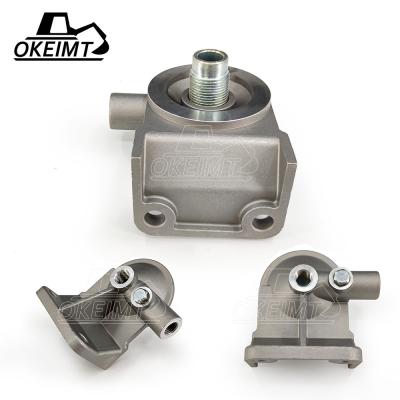 China OKEIMT Fuel Filter Head 6114-71-6210 For Kubota 6D114 PC360-7 Engine for sale