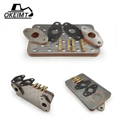 Chine Engine Oil Cooler 4D95-3P Free Shipping Oil Cooler 600-651-1570 6006511570 for Komatsu Excavator PC60 4D95 3P à vendre