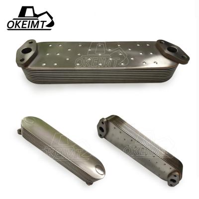 China Construction Machinery 8DC9 Excavator Diesel Engine Parts 9P Oil Cooler Core ME093788 Excavator cooler for sale