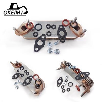 Chine ME013360 Engine Oil Cooler Core For Mitsubishi 6D31/6D34T Kato à vendre