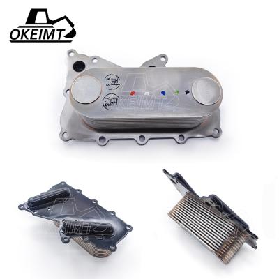 中国 C6.6-13P C7.1エンジン オイル クーラーE320D2 E323D2 2486A002オイルの涼しい中心 販売のため