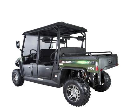 Cina 72v elettrico side by side UTV 4 posti guida tipo 4WD lucchetto differenziale Non equipaggiato in vendita