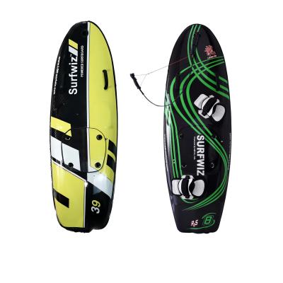 Cina Logo personalizzato Blue Penguin surfboard con fibra di carbonio e motore a due tempi da 110cc in vendita
