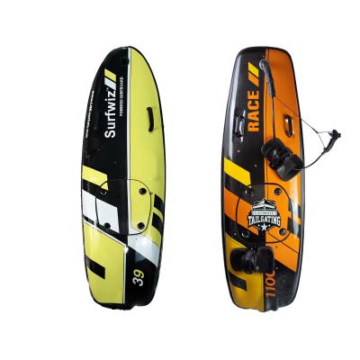 Cina Logo personalizzato Blue Penguin surfboard con fibra di carbonio e motore a due tempi da 110cc in vendita