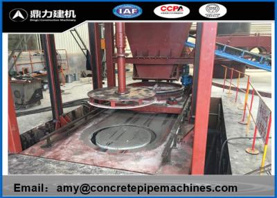 China Full Automatic Cement Pipe Machine , DN300 - 1200 Rcc Pipe Making Machine for sale