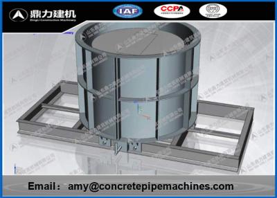 China Prepossessed Concrete Manhole Forms With Sand / Cement / Stone for sale