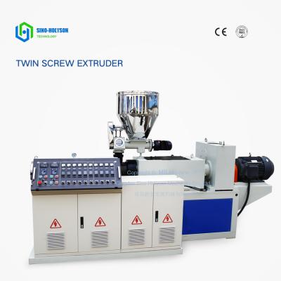 China Sinohs CE ISO SJZ-65/132 Plastic Conical Twin Screw Extruder for sale for sale