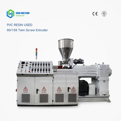 China Sinohs CE ISO  SJZ-80/156 Plastic Conical Twin Screw Extruder, Big Promotion! for sale