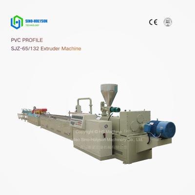 China Sinohs CE ISO SJZ-65/132 PVC Wood Plastic Profile Making Machine for sale