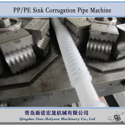 China Sinohs CE ISO PP PE Sink Plastic Corrugated Pipe Machine for sale
