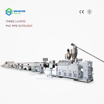 China Sinohs CE ISO SJZ-65/132 SJZ-80/156 Co-Extrusion PVC Pipe Making Machine, Drain Pipe Machine for sale