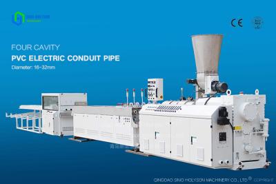 China SJZ-80/156 PVC Electric Conduit Pipe Making Machine for sale