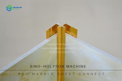China PVC Marble Sheet Connection Profile Making Machine for sale