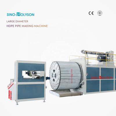 China Sinohs CE ISO Large Diameter Plastic HSJ-120 HDPE Pipe Making Machine for sale