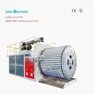 China Sinohs CE ISO Large Diameter Plastic HSJ-120 HDPE Pipe Making Machine for sale
